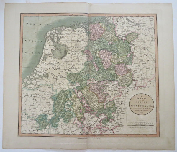 Germany 1799 Circle of Westphalia Holy Roman Empire by Cary large deta – Brian DiMambro