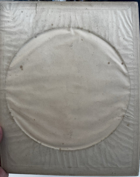 Rosse’s Telescopic Moon surface 1850’s hold to light tissue rare celes ...