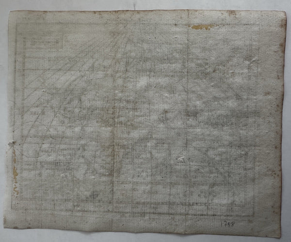 Asia Company’s Land Korea as island 1788 rare Italian hand colored min ...