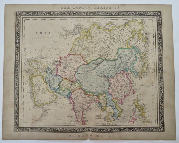 Asia Qing China Ottoman Arabia British India Russia Japan 1850 Betts S ...