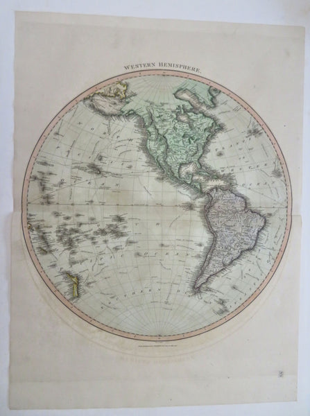 North & South America Exploration Routes Captain Cook 1816 Thomson map ...