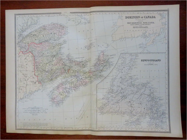 Canadian Maritimes New Brunswick Newfoundland 1889-93 Bradley folio ma ...