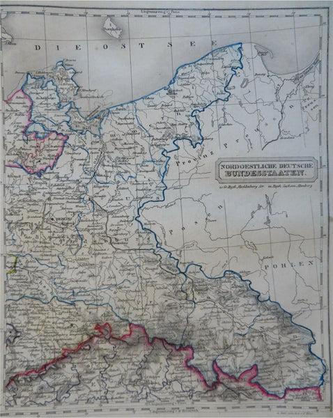 German Confederation Prussia Austria Bavaria Hanover 1860 Biller 4 she ...