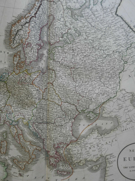 Europe British Isles Revolutionary France Holy Roman Empire 1802 Cary ...