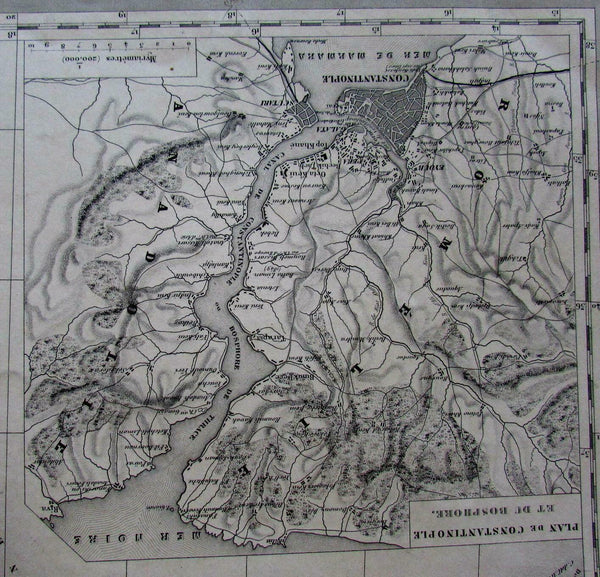 Turkey in Europe Balkans Greece Bulgaria Romelia 1856 Dufour Dyonnet h ...