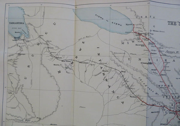 Stevenson Road Dr Kerr Central Africa Lake Tanganyika Congo 1890 Barth ...