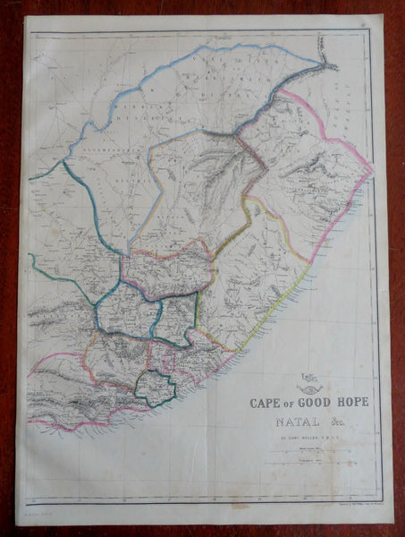 South Africa Cape Colony Natal Boer Republics c. 1856-72 Weller 2 shee ...