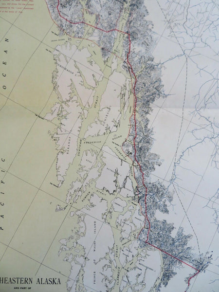 Southeastern Alaska Clarence Strait Dixon Entrance 1903 Hoen historica ...