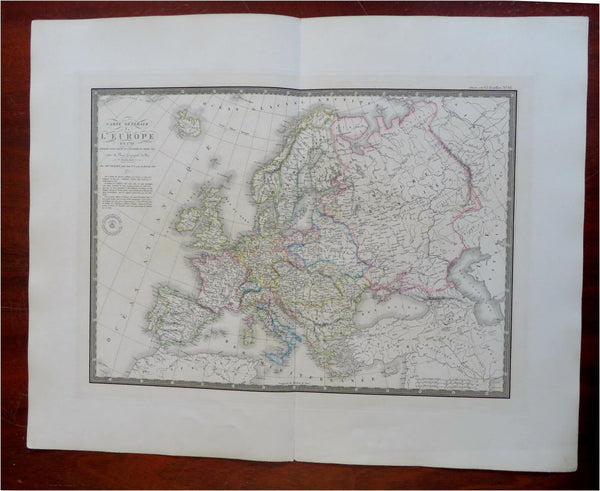 Revolutionary Europe in 1789 Austria France Poland 1826 Brue large det ...