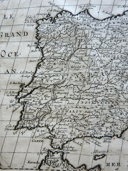 Spain & Portugal Galicia Catalonia Balearic Islands Andalusia 1715 San ...