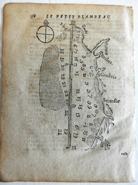 Bombay Coast India 1785 Miniature Coastal Harbor chart Map – Brian DiMambro