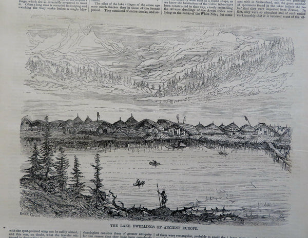 Winslow Homer Ship Building Harper's 1873 Nast political art NYC Panic ...