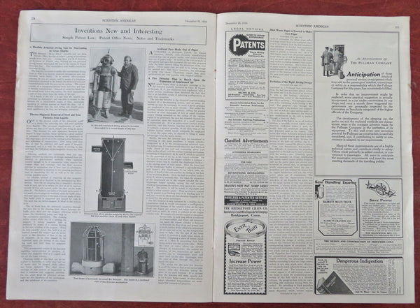 Zeppelin Aerial Observer wow! WWI Field Artillery 1916 rare Scientific ...