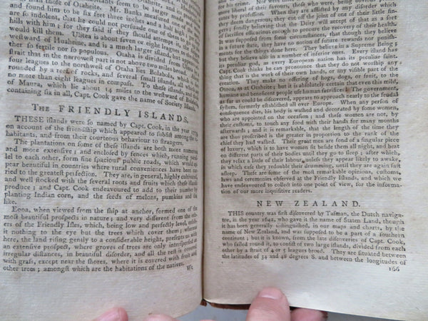 Jedidiah Morse's American Universal Geography 1802 leather book w/ map ...