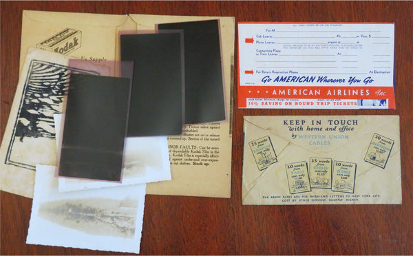 Advertising envelopes 1930's-40's Kodak Western Union American Airline ...