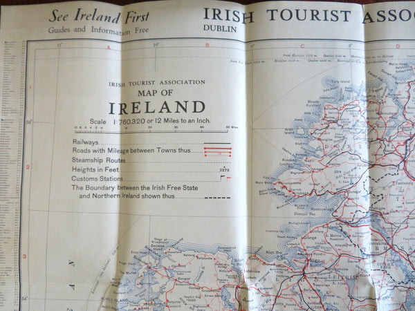 Ireland Travel Brochures 1920s Lot x 2 illustrated tourist promo's w ...
