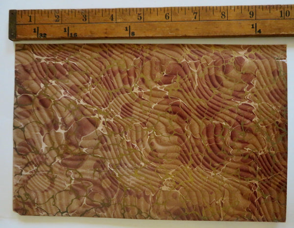Antique Marbled Paper 19th Century Lot of 10 Lovely Hand Made Sheets ...