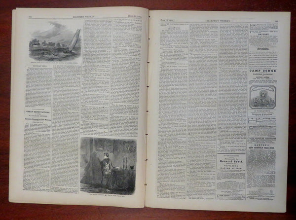 Colonel Ellsworth Murdered Harper's Civil War newspaper 1861 complete ...