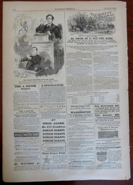 Battle of Jackson Mississippi Harper's Civil War newspaper 1863 comple ...