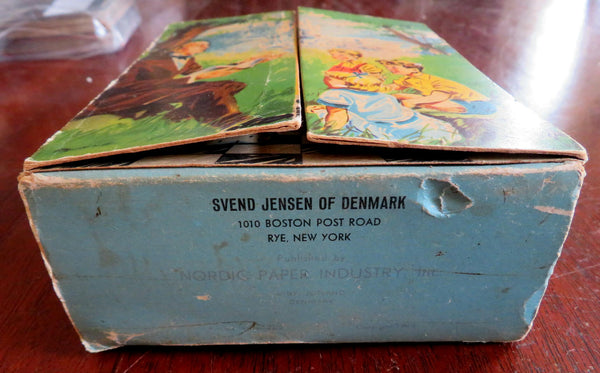 Hans Christian Anderson Children's Book case 1949 Set of 16 miniature ...