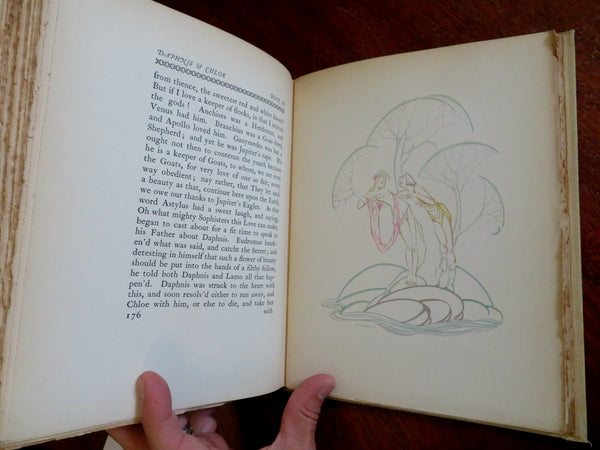 Daphnis & Chloe 1925 John Austen 12 color plates illustrated Ancient G ...
