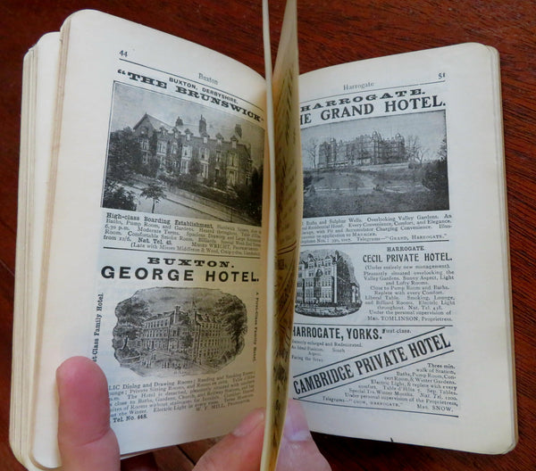 London & Environs U.K. Railways 1910 travel guide w/ city maps Undergr ...