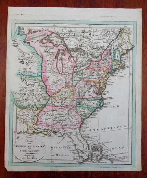 Western Territories Florida United States 1818 Walch rare territorial ...