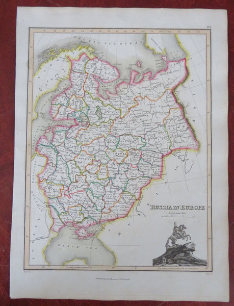 Russian Empire Peter the Great Finland Perm Ukraine Crimea 1819 Wyld m ...