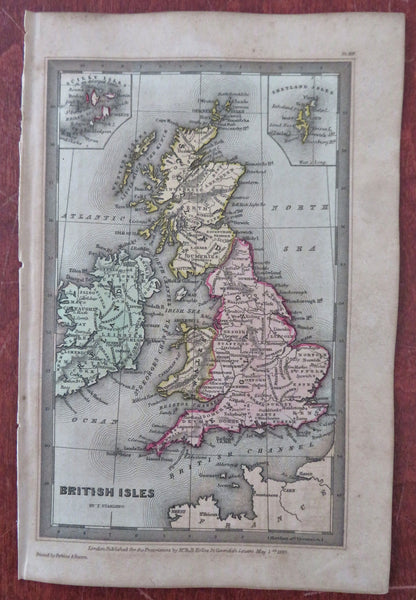 British Isles Ireland United Kingdom England Wales Scotland 1830 minia ...